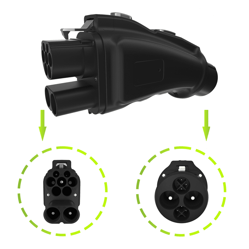 CCS2 to CHAdeMO Adapter for Nissan Leaf Fast EV Charging Solution